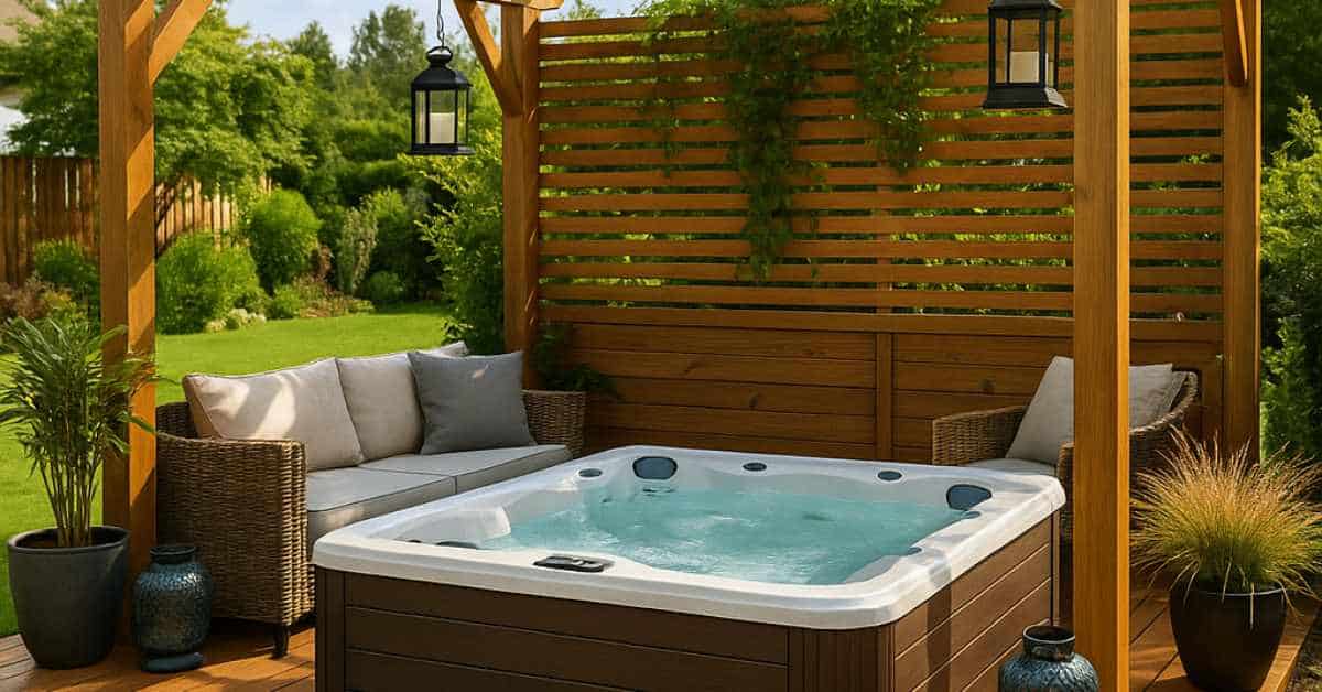 Elevated Spa Area Design Ideas for Shade & Ambiance | Sunset Spas